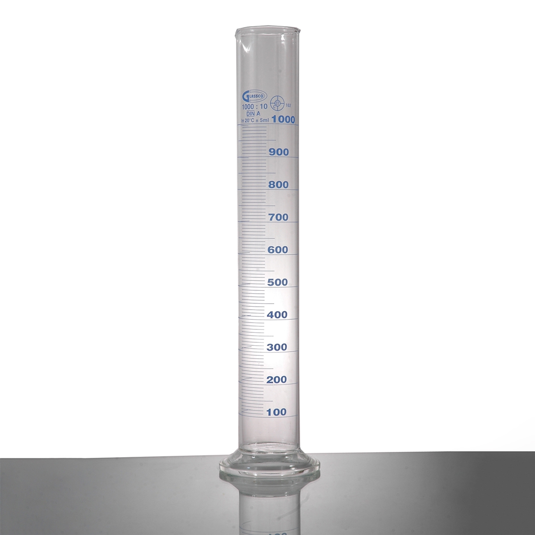 Measuring Cylinder 2000ml, Round Base, Class A With Lot Certificate ...