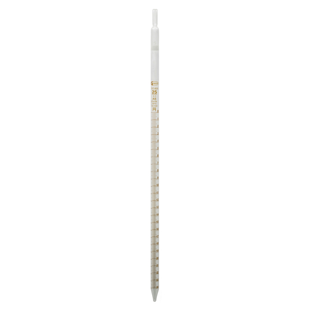 Pipette, Graduated, Class AS, Serological, Batch Certificate, USP ...