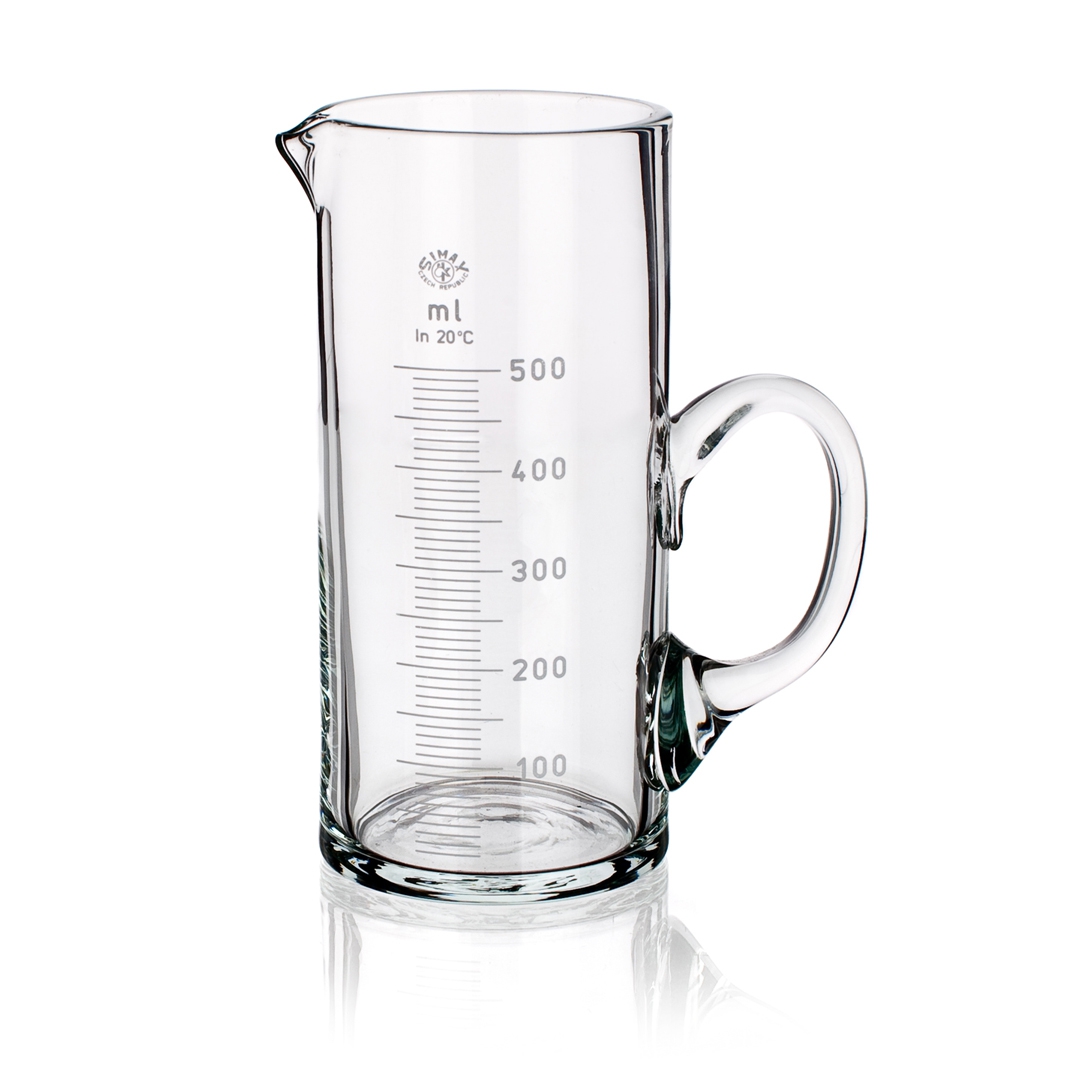 Measure, Cylindrical Shape, With Handle, Graduated, Borosilicate Glass ...