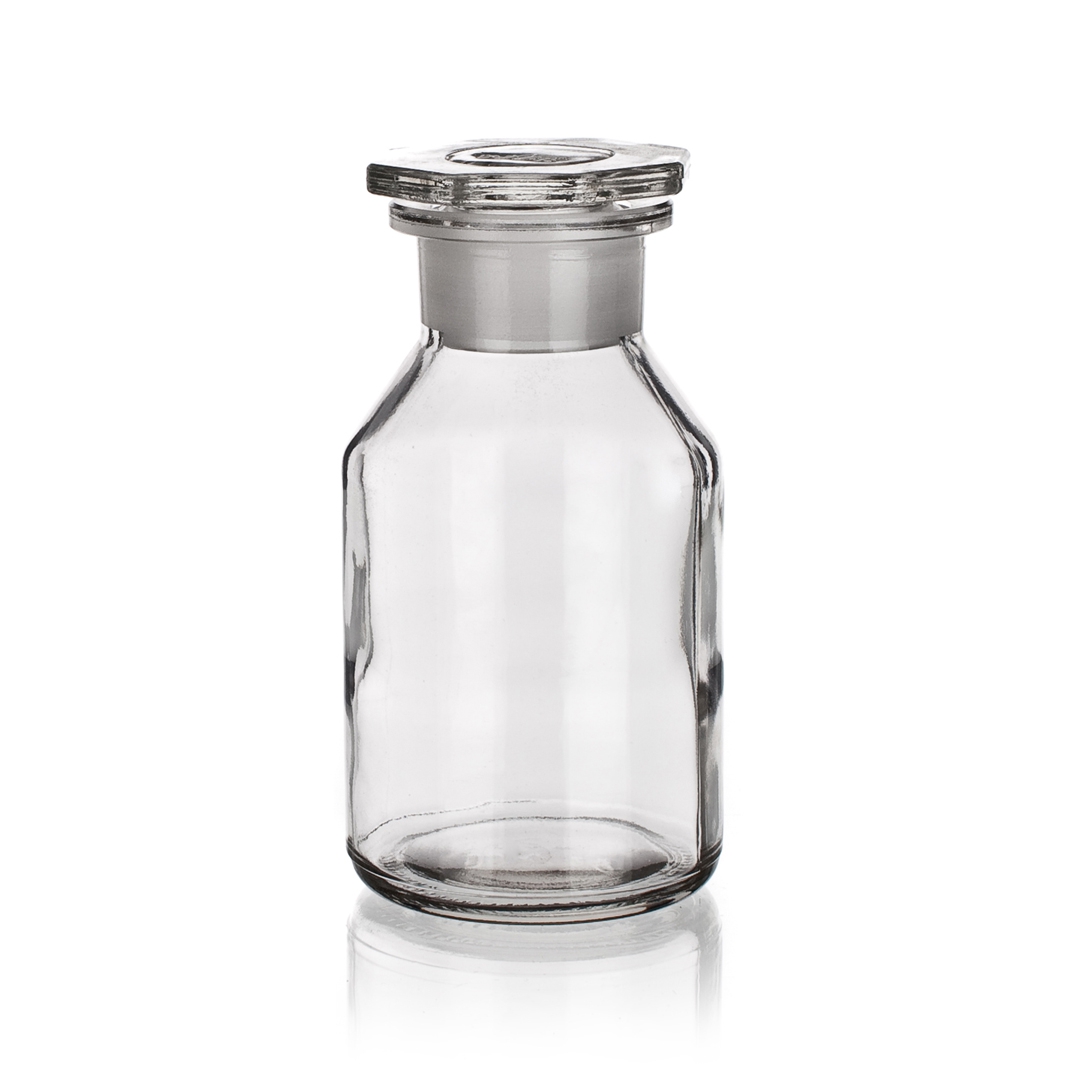 Reagent Bottle, Clear, Wide Mouth, 100ml - Smith Scientific