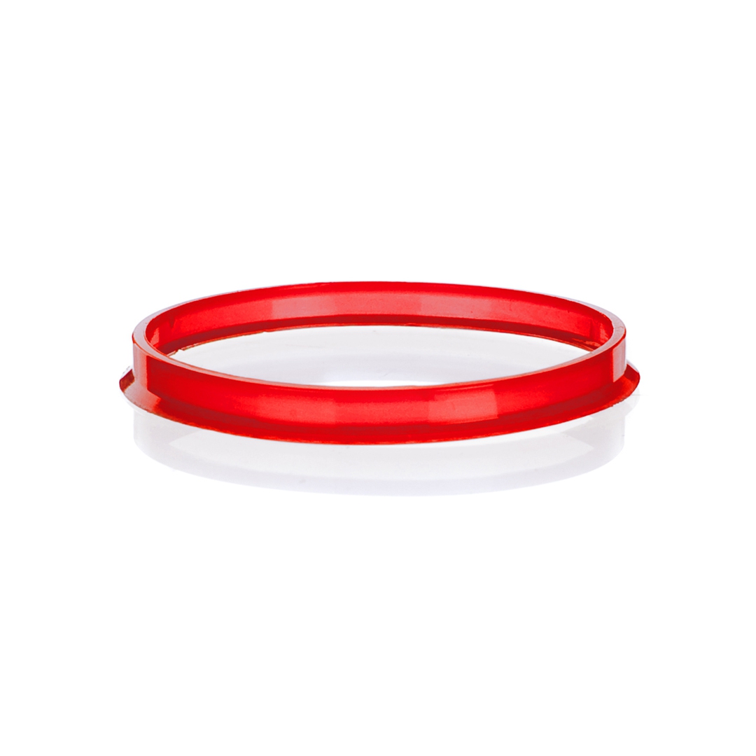 Red Pouring Ring, Polypropylene - Smith Scientific