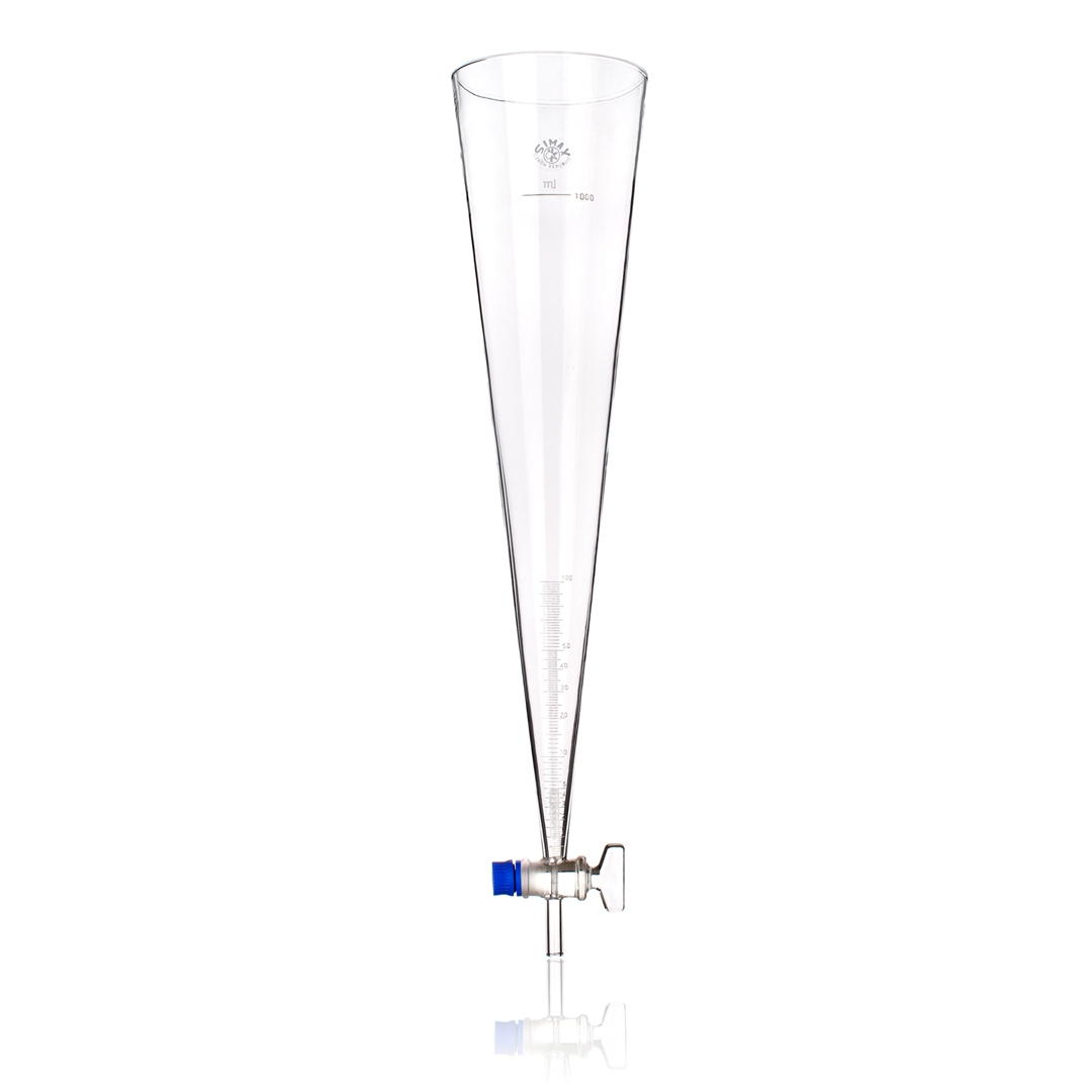 Imhoff Cone, With Stopcock, Borosilicate Glass - Smith Scientific