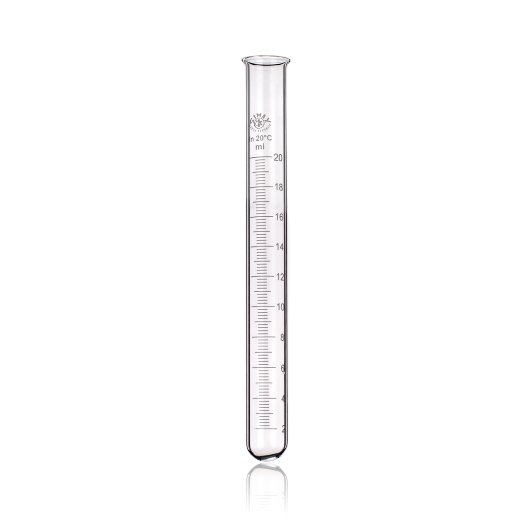 Test Tubes, With Rim, Graduated, Borosilicate Glass - Dixon Science