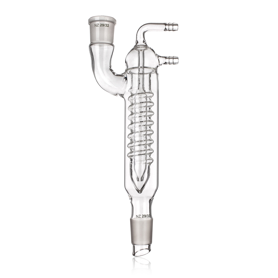 Condenser, Reflux Friedrichs, Helical, Straight, Borosilicate Glass 3.3 ...
