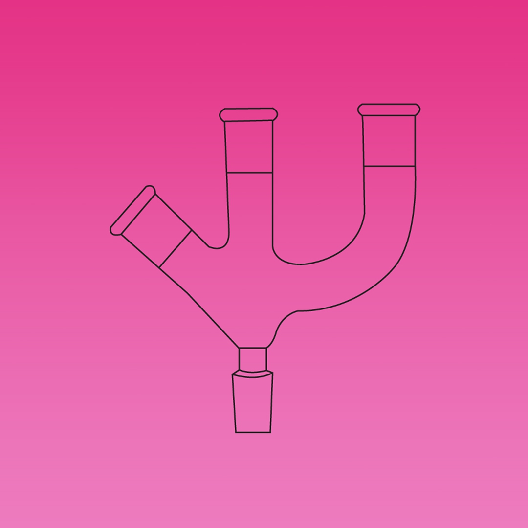 Adapter, Distilling Head, 3-Neck Claisen provides Multiple Entries Into ...