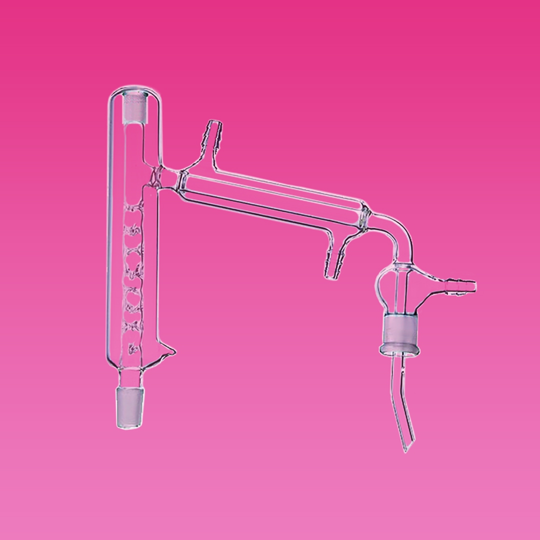 Distillation Head, Vacuum Jacketed Vigreux, Glass - Dixon Science