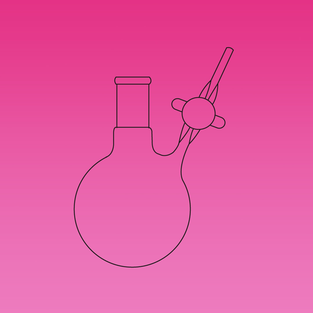 Schlenk Flask, Reaction With Glass Stopcock And Socket, Glass - Smith ...