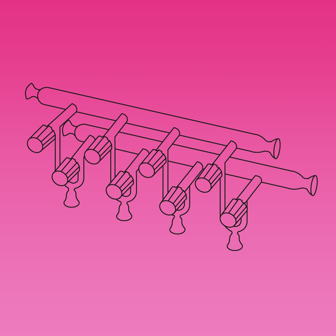 Double Manifold, High Vacuum Valves With Ball Joints, Front And Rear ...