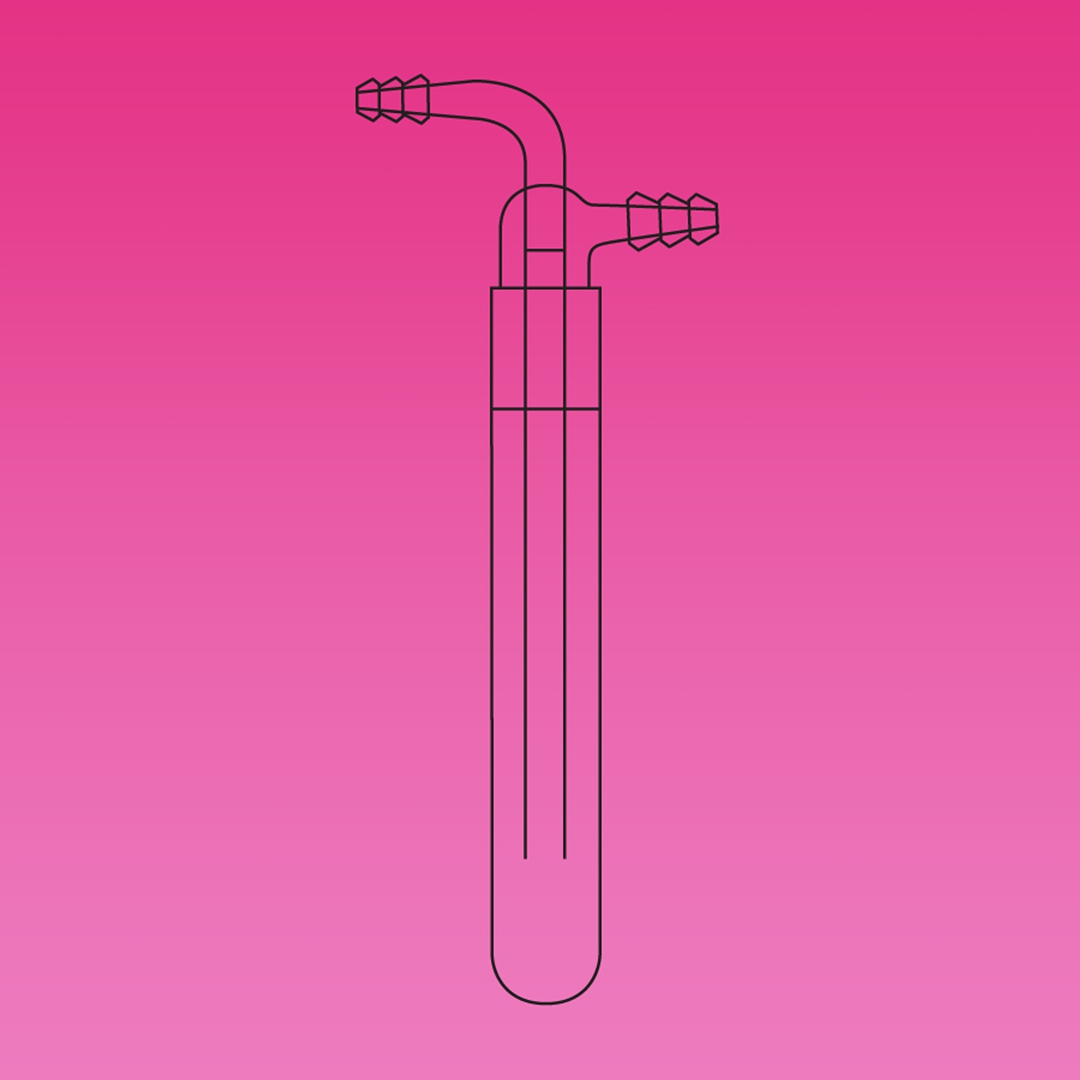 Vacuum Trap Tube, Serrated Hose Connection, Glass - Dixon Science