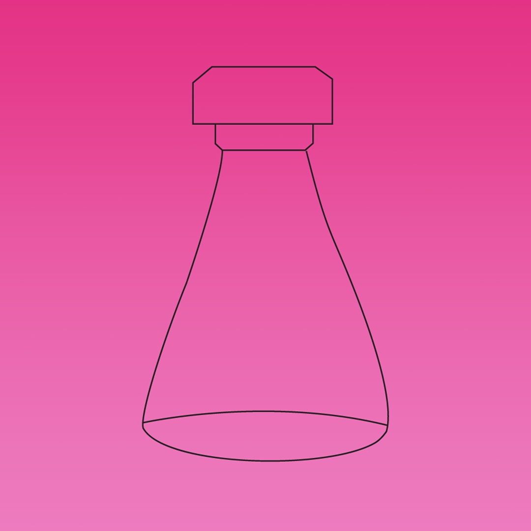 Erlenmeyer Flask, Threaded, Microscale, Glass - Dixon Science