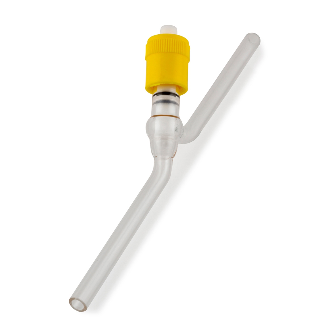 Greaseless HV Valve, In-line, Fine Thread, Glass / PTFE - Dixon Science