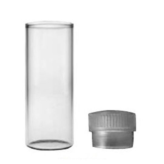 51 Expansion Glass Shell Vials with Plug Style Closures - Dixon Science