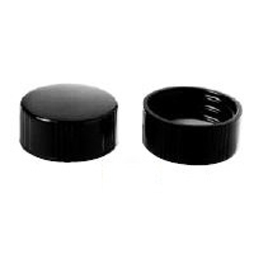 Black Phenolic Caps with Cemented-In Rubber Liners - Dixon Science