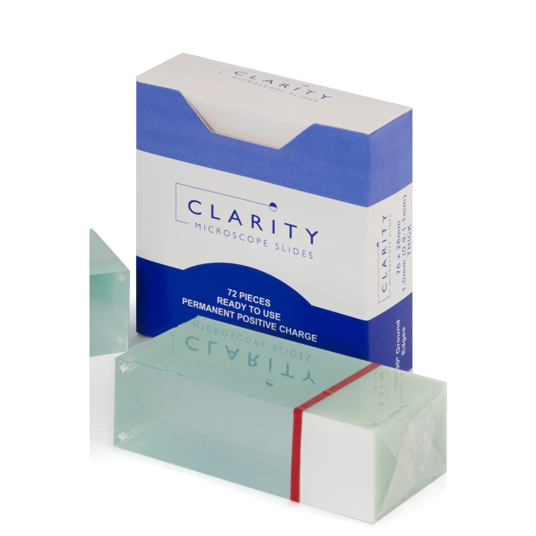 Clarity Microscope Slides, Borosilicate Glass - Dixon Science