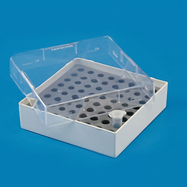 Micro Tube Box, PC/LDPE, 64 Places 1.5ml - Dixon Science
