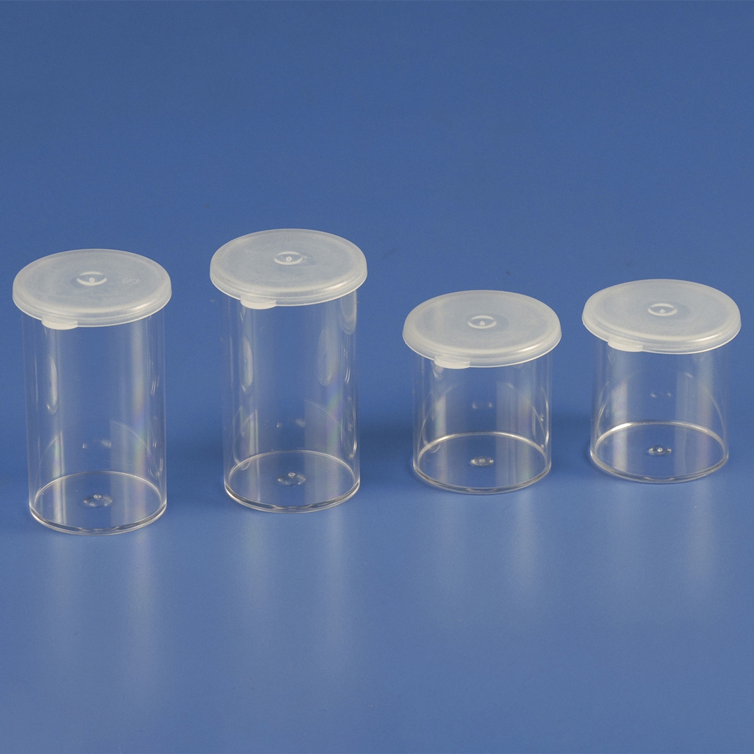 Snap-On Lid Containers, Material PS - Dixon Science