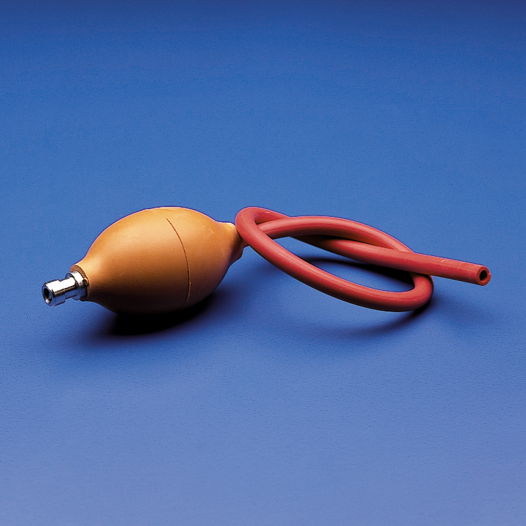 Mono Ball For Vacuum With Two Valves, Material Red Rubber - Dixon Science