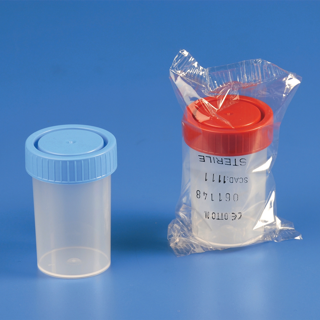 Urine Cups With Screw Cap, Material PP - Smith Scientific