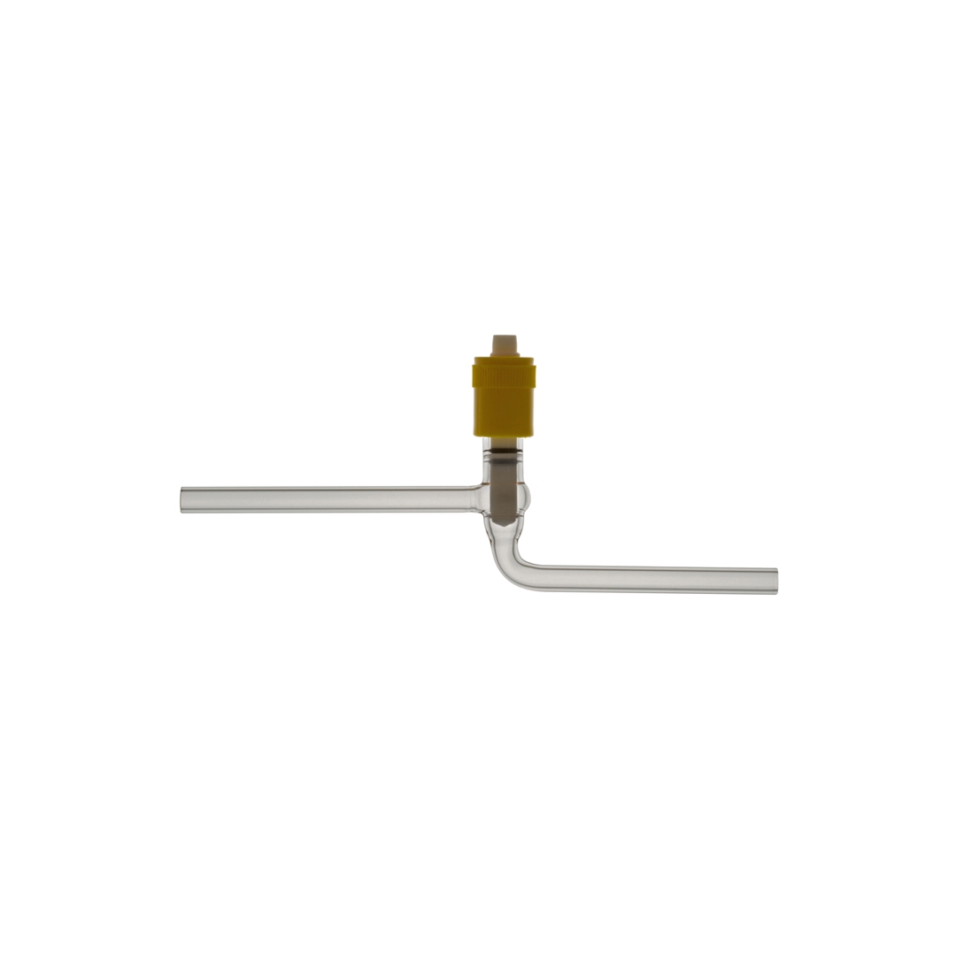 Greaseless Hv Valve, Straight, Fine, PTFE Key, Glass / PTFE - Dixon Science