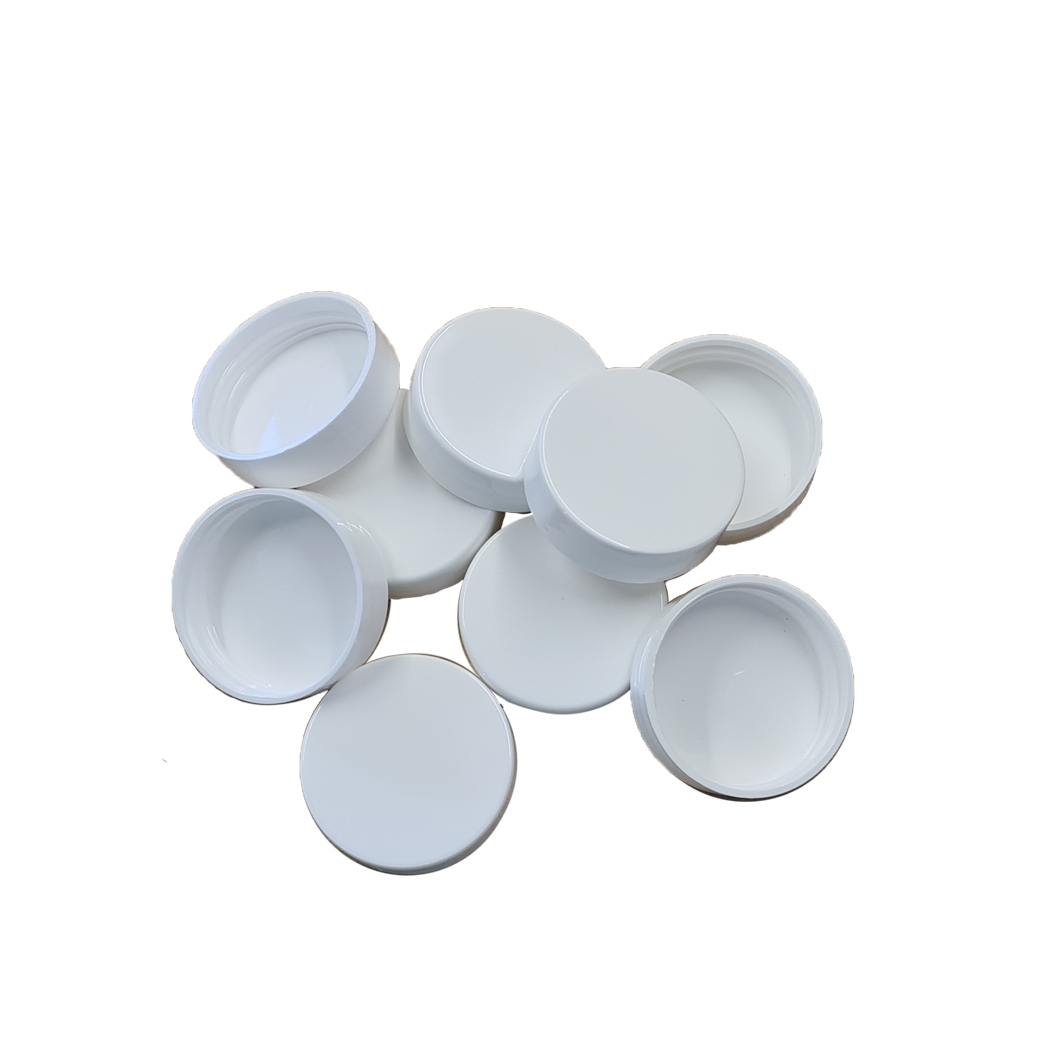 Caps, White, PP, Screw Thread, Unlined - Dixon Science
